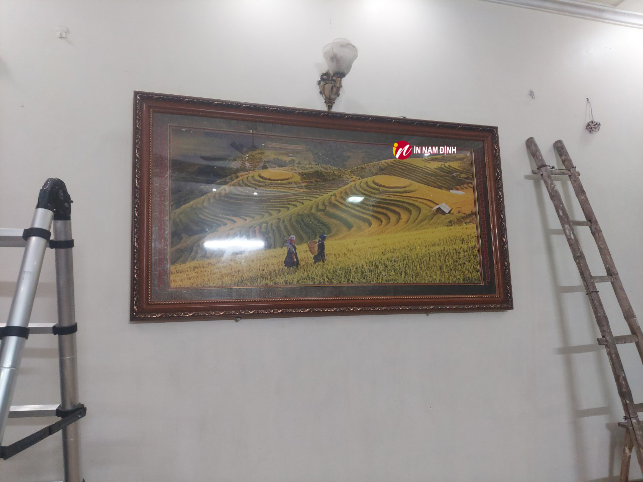 Gợi nhớ tình yêu quê hương đất nước khi trang trí những bức tranh phong cảnh làng quê đẹp nhất